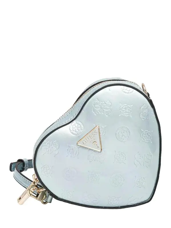 Guess Arnela Heart-shaped Crossbody Bag - Blue