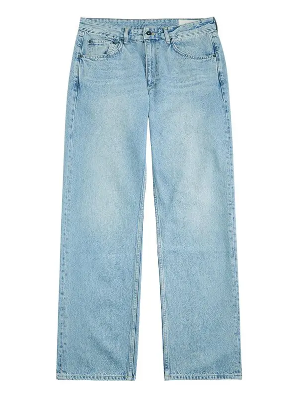 Rag & Bone Fit 4 Straight-leg Jeans - Mid Blu
