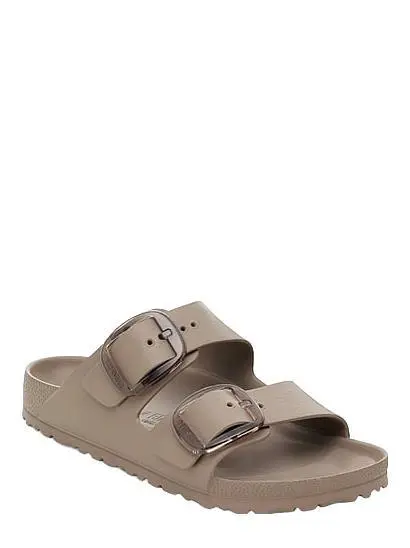 Pink Arizona Eva Big Buckle Slide - Beige