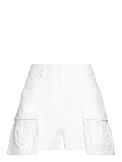 Pinko Cargo Shorts - White