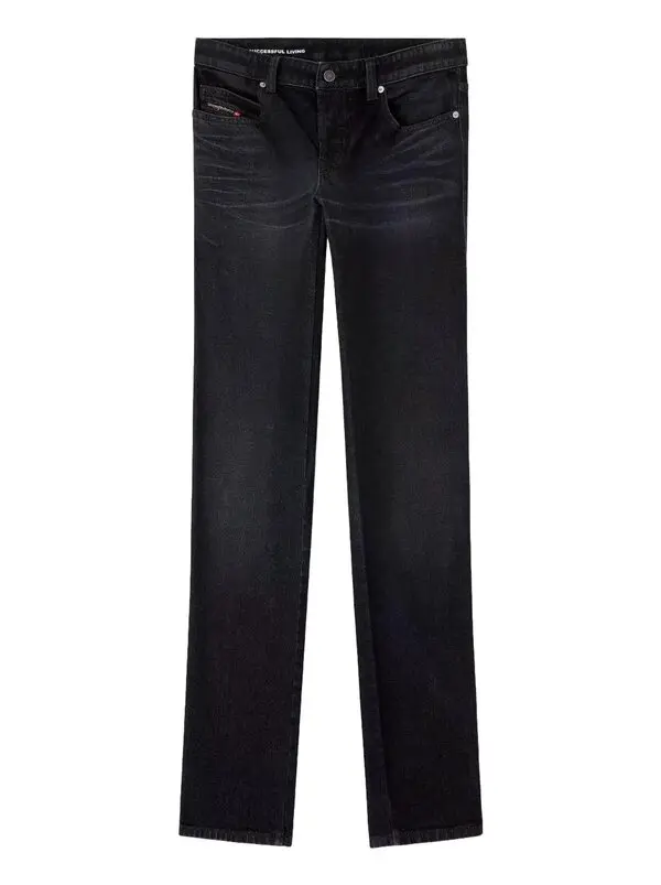 Diesel Straight Leg Jeans - Black