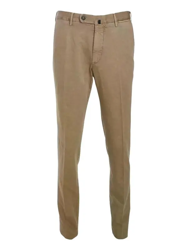 SLOWEAR Logo-patch Trousers - Brown