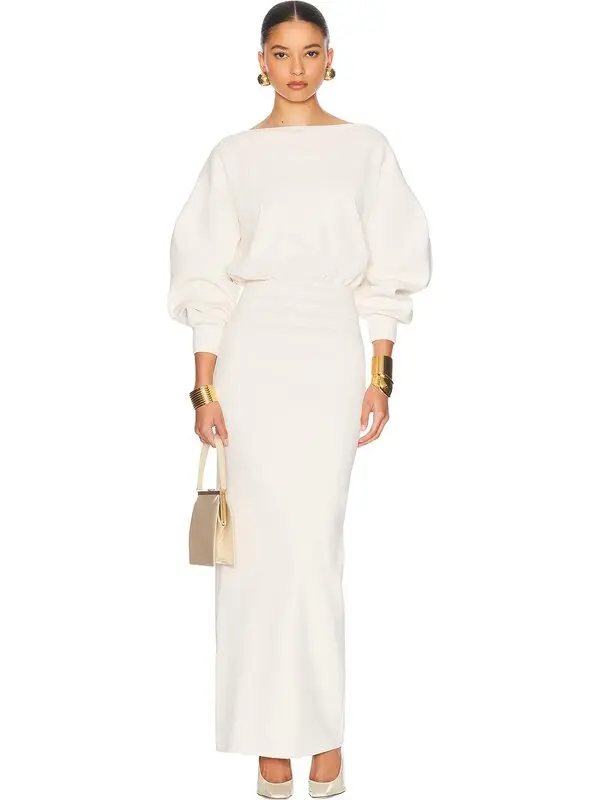 HELSA Hildie Maxi Dress - Cream