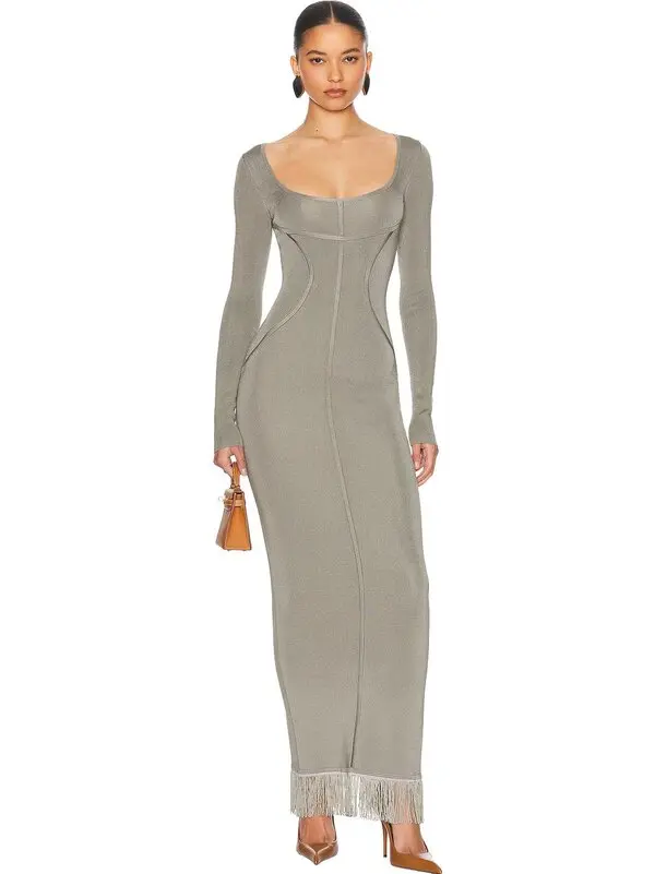 HELSA Claudetta Maxi Dress - Grey