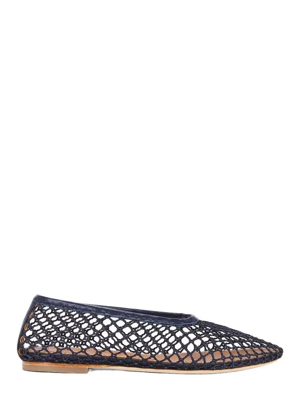 Staud Alba Ballet Flat - Navy