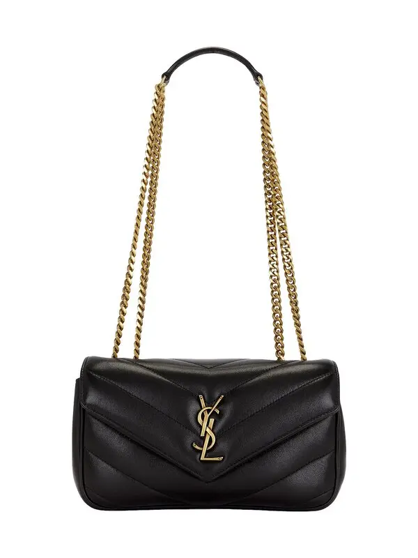 Saint Laurent Small Loulou Chain Bag - Nero
