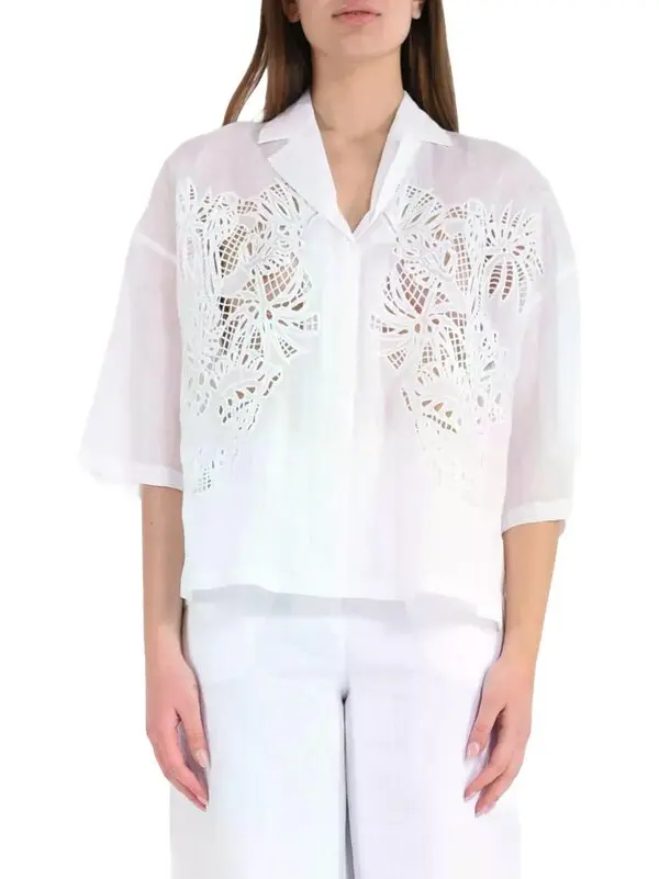 Max Mara Legno Blouse - White