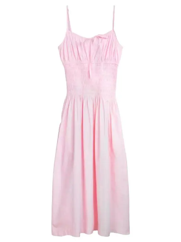 Ciao Lucia Barbara Smocked Maxi Dress - Pink