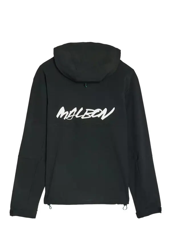 MALBON X Futura Tag Hooded Zip Jacket - Black