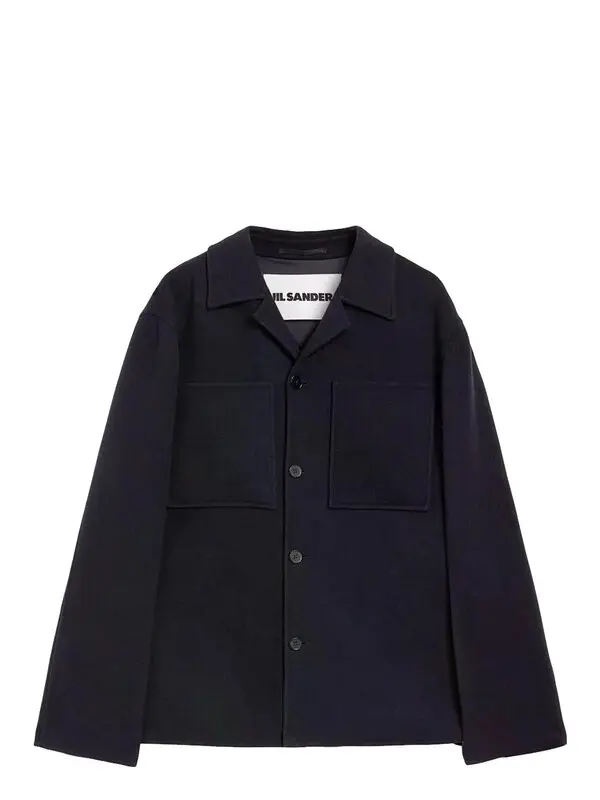 JIL SANDER Wool Jacket - Blue