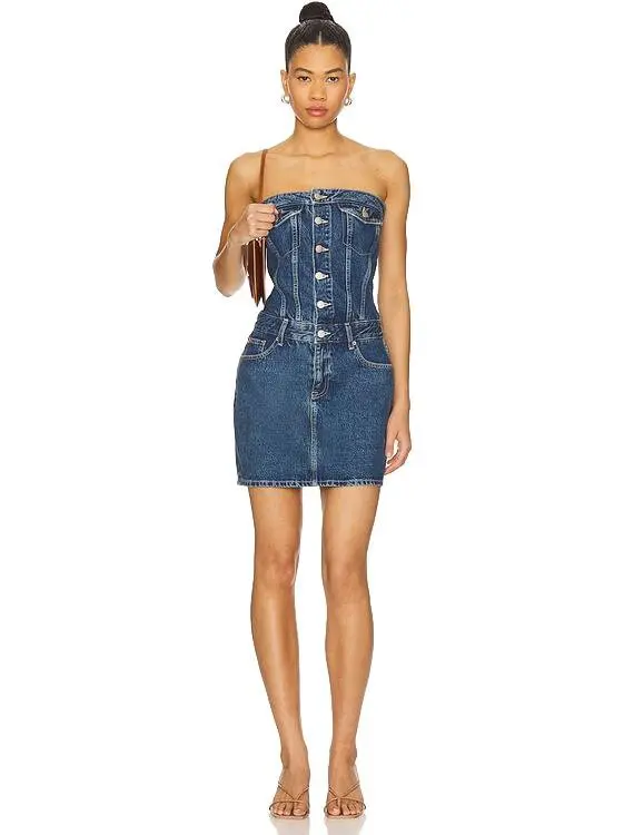 DR. DENIM Carlisle Dress - Stream Mid Retro