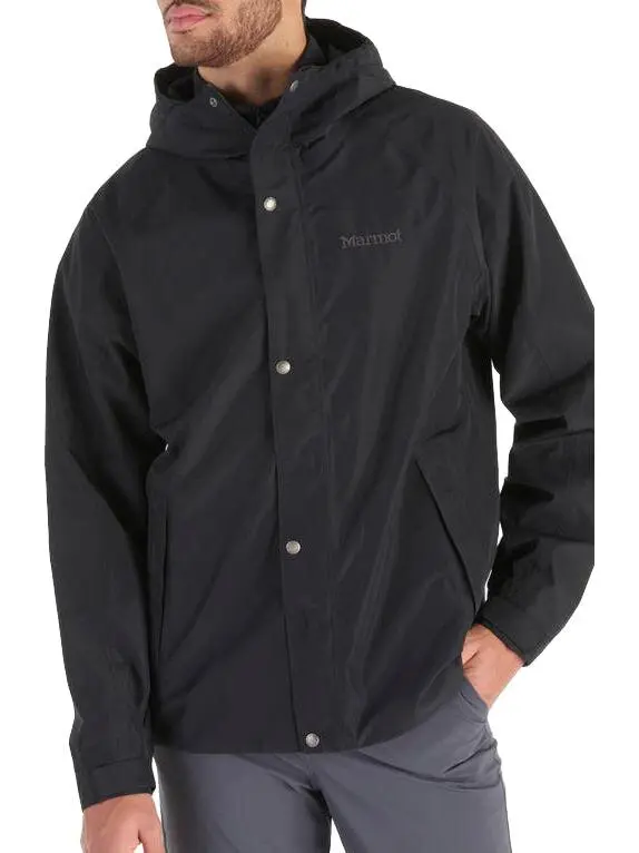 MARMOT Cascade Waterproof Hooded Jacket - Black