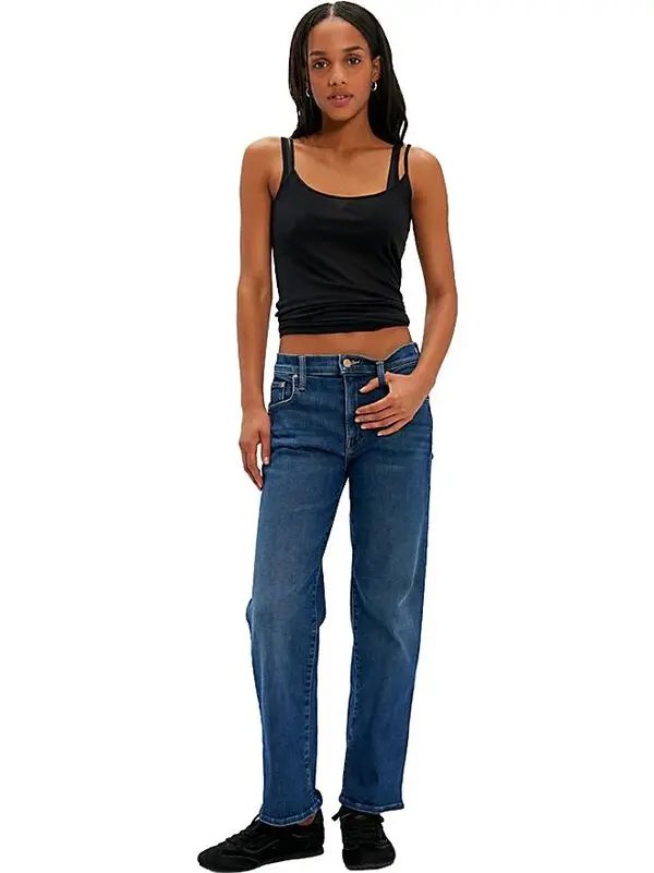 MOTHER The Mid-rise Rambler Zip Jeans - Catch My Drift