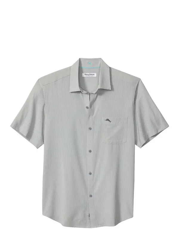 Tommy Bahama Bahama Coast Venice Vines Islandzone® Short Sleeve Button-up Shirt - Harbor Mist