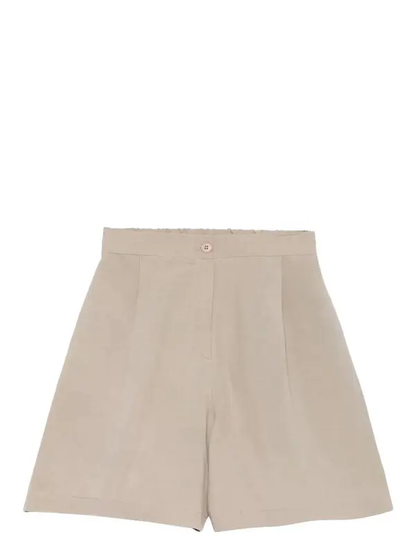 MOUTAKI High-waisted Shorts - Neutrals