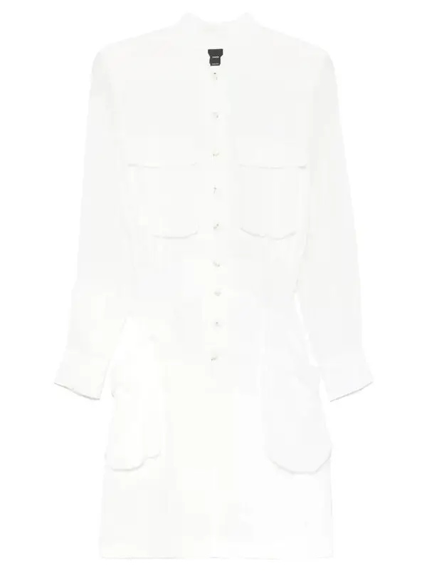 Pinko Benvenuto Shirt Dress - White