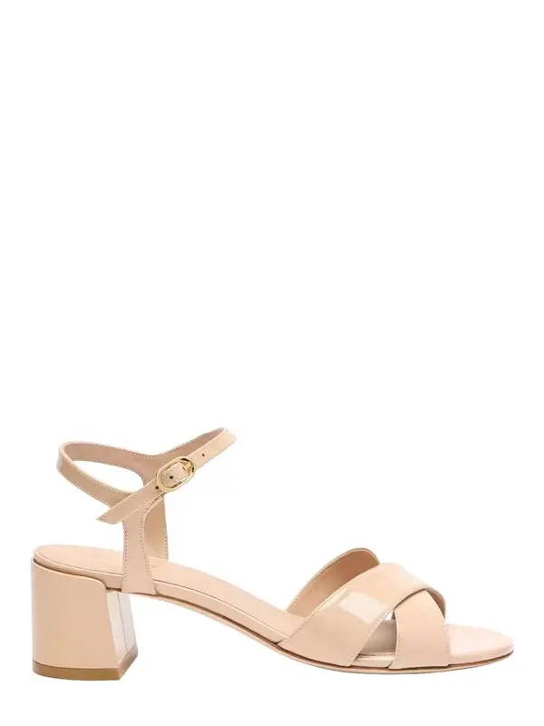 STUART WEITZMAN 50mm Dayna Sandals - Neutrals