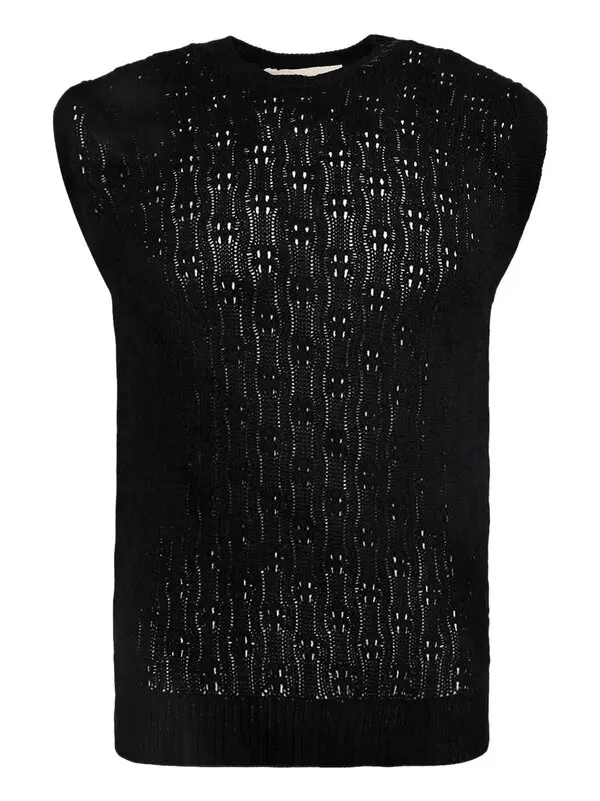 Marni Round-neck Vest - Black