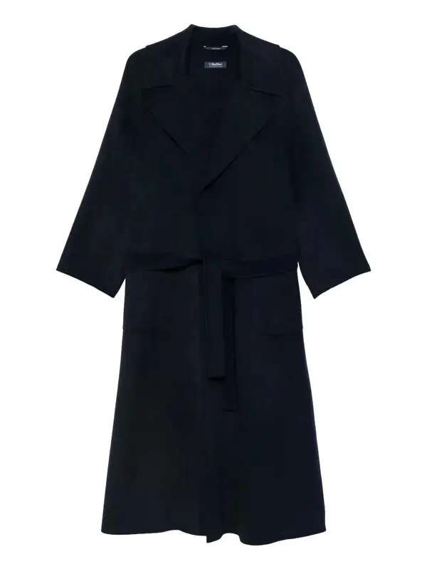 Max Mara Virgin-wool Coat - Blue