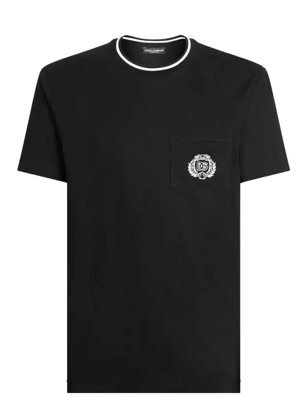 Dolce & Gabbana Chest-pocket T-shirt - Black