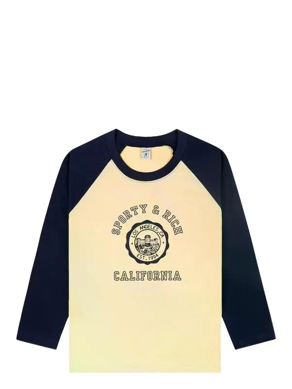 SPORTY & RICH California Emblem T-shirt - Neutrals