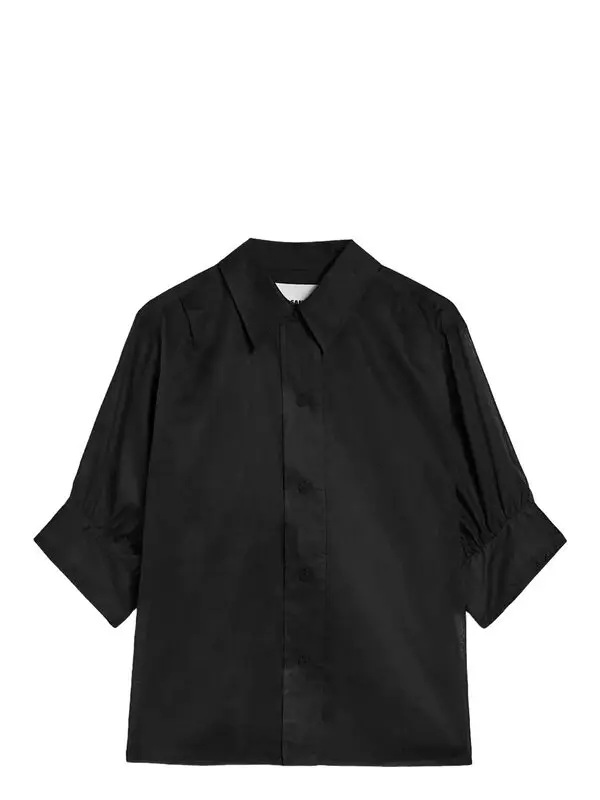 JIL SANDER Cotton Shirt - Black