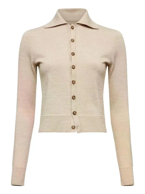 MAISON MARGIELA Spread-collar Cardigan - Neutrals
