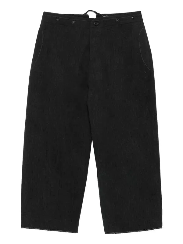 A TENTATIVE ATELIER V-cut Trousers - Grey