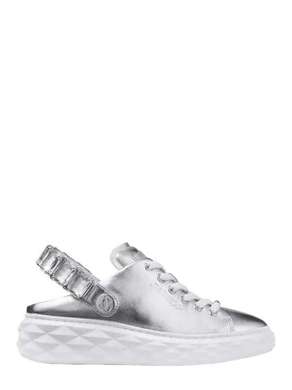 JIMMY CHOO Diamond Maxi Sneakers - Silver