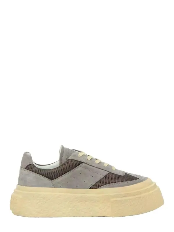MAISON MARGIELA Gambetta Leather Sneakers - Grey