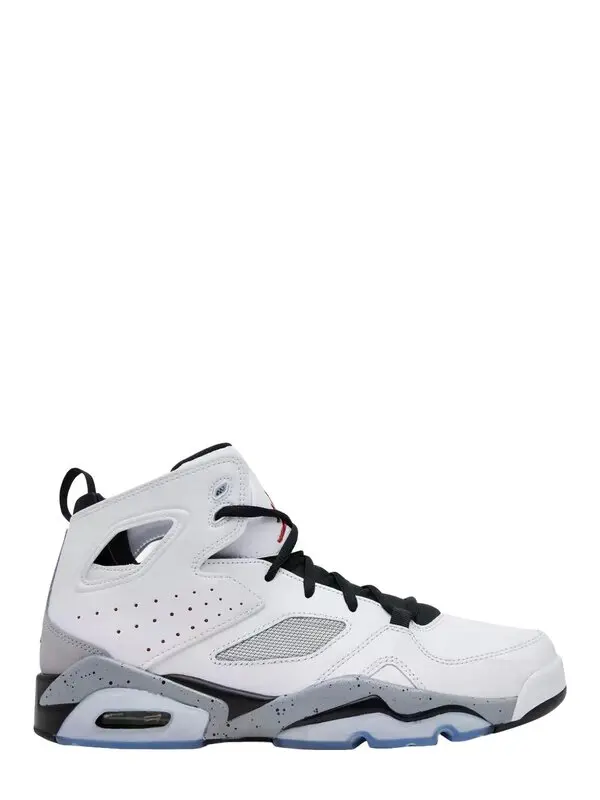 JORDAN Flight Club 91 Cement Sneakers - White
