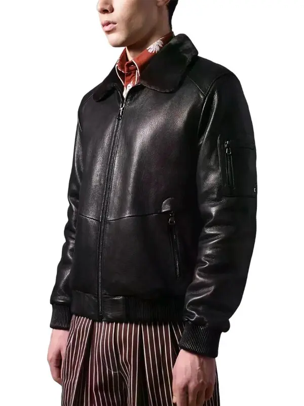 POCHE PARIS Aviator Jacket - Black