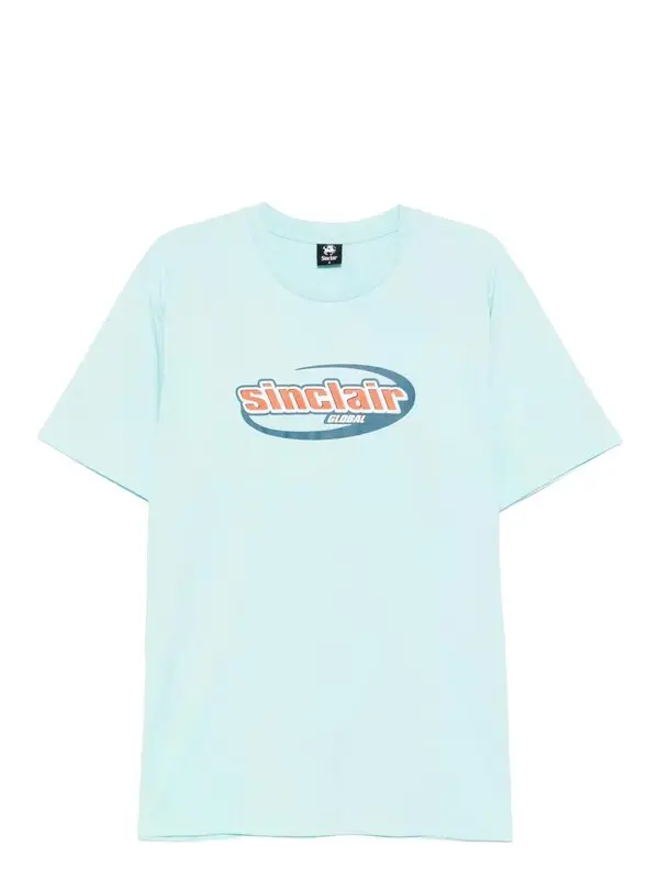 SINCLAIR Italics Logo T-shirt - Blue