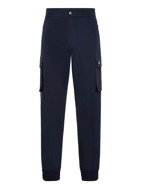 Philipp Plein Basic Cargo Joggers - Blue