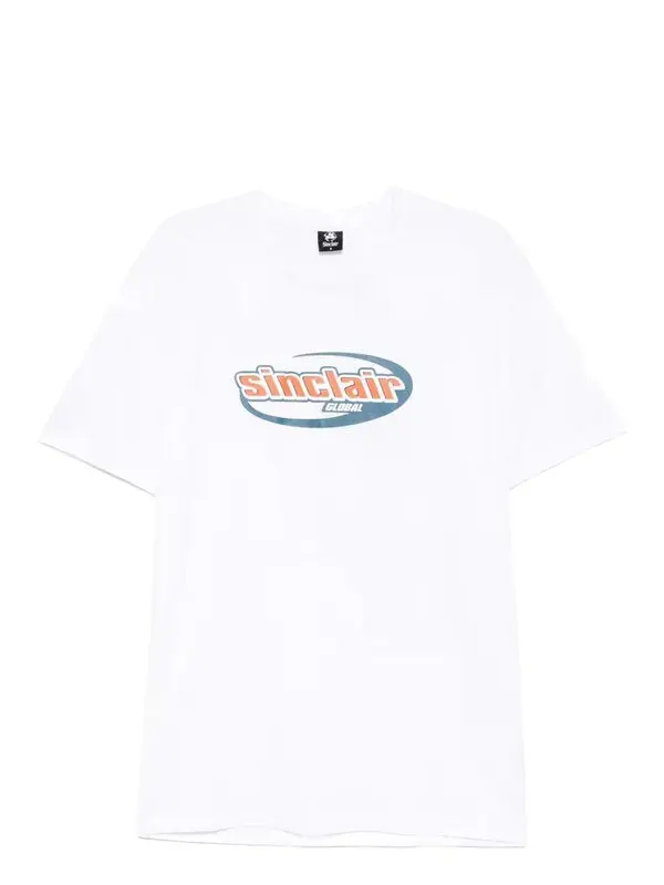SINCLAIR Italics Logo T-shirt - White