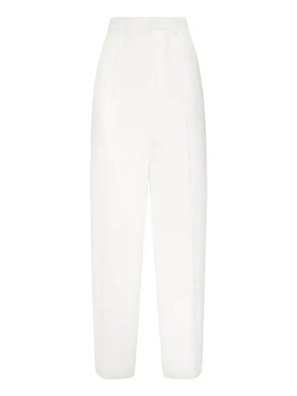 Philipp Plein Pleat-detailing Trousers - White