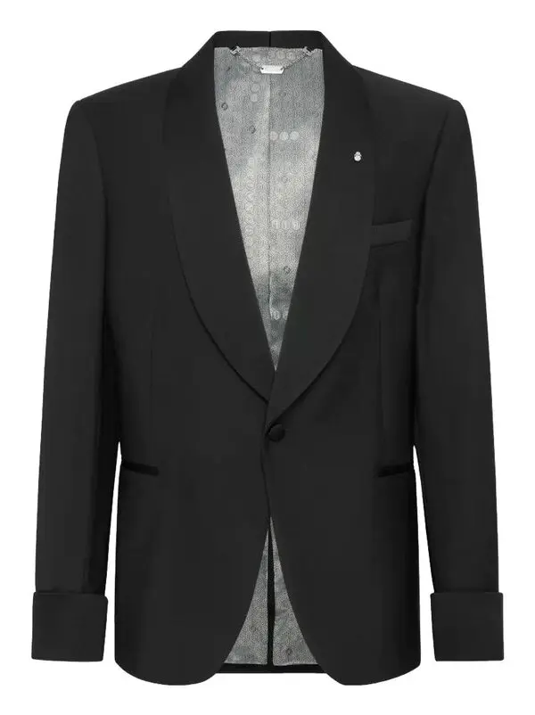 BILLIONAIRE Single-breasted Blazer - Black