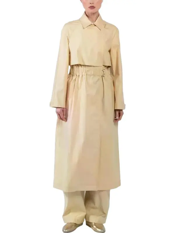 Rosetta Getty Elasticated Trench Coat - Neutrals