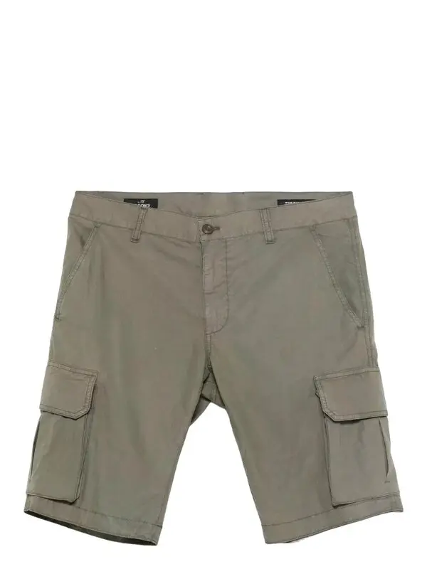 MASON'S Cargo Bermuda Shorts - Green