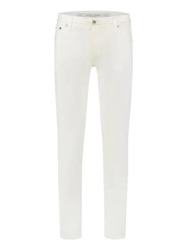 RICHARD J. BROWN Logo-patch Trousers - White