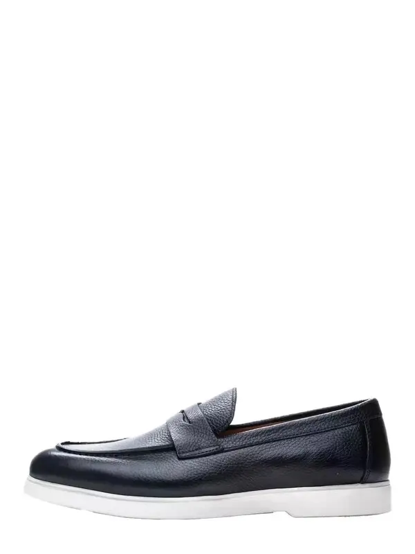 POCHE PARIS Leather Loafers - Black