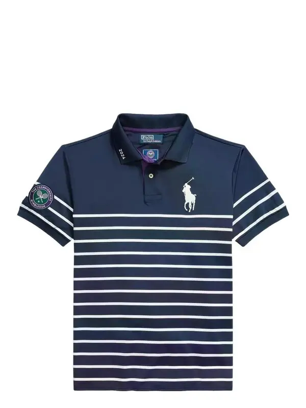 Polo Ralph Lauren Striped Polo Shirt - Blue