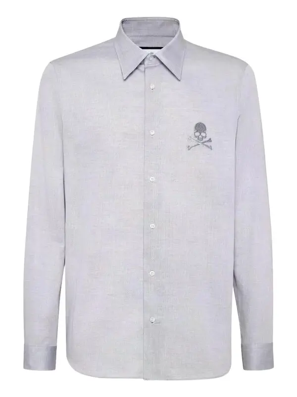 Philipp Plein Cotton Shirt - Grey