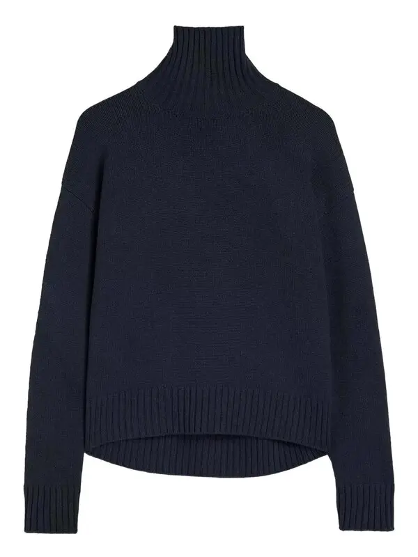 JIL SANDER High-neck Jumper - Blue