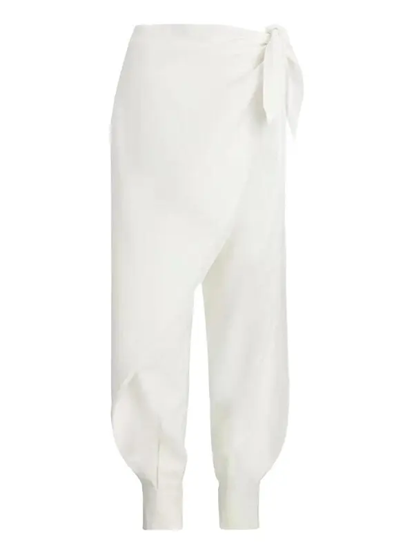 Polo Ralph Lauren Wrap-effect Trousers - White