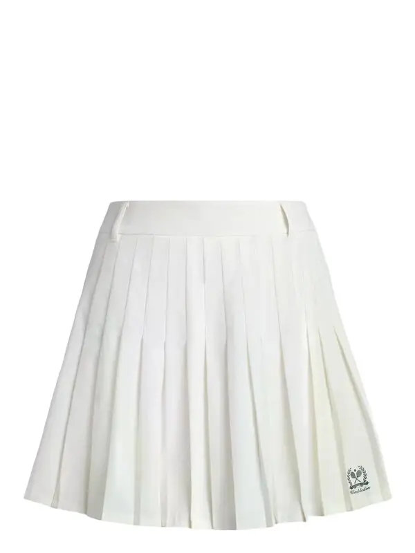 Polo Ralph Lauren Pleated Miniskirt - White