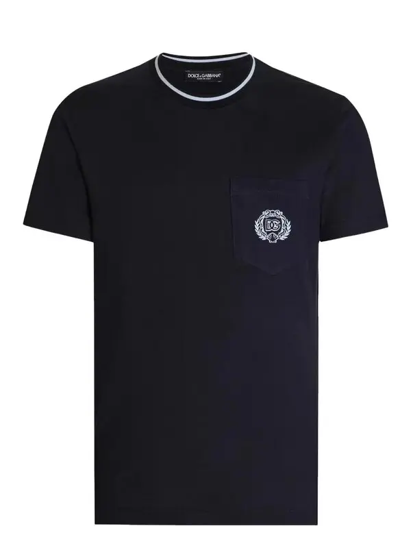 Dolce & Gabbana Chest-pocket T-shirt - Blue