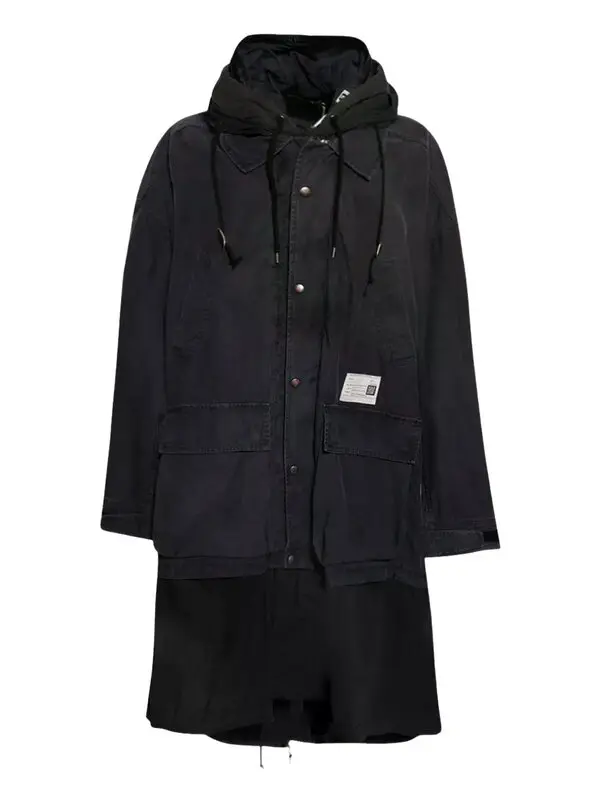 Mihara Yasuhiro Cotton Coat - Black