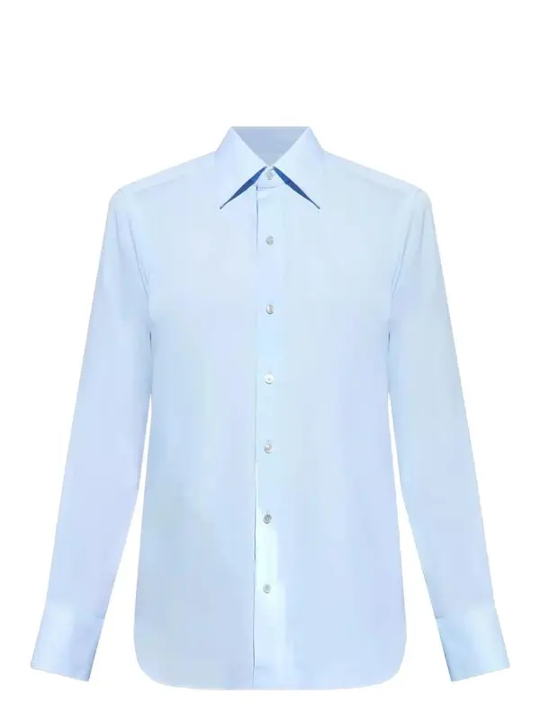 TOM FORD Cotton Shirt - Blue