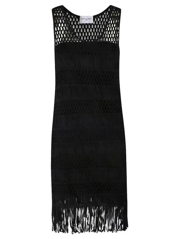 ISABELLE BLANCHE Cotton Midi Dress - Black